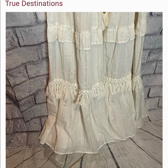 True Destinations | Swim | True Destinations Resort Wear Tiered Maxi ...